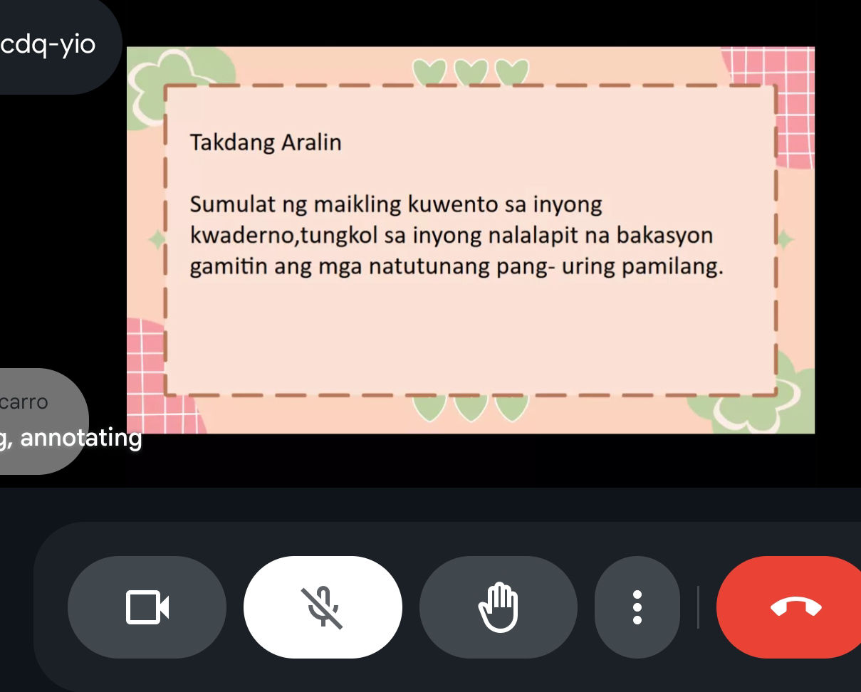 Takdang Aralin Sumulat ng maikling kuwento | StudyX