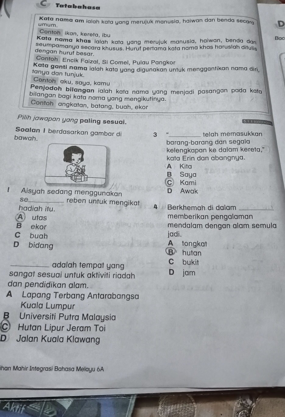 Soalan I berdasarkan gambar di bawah. | StudyX