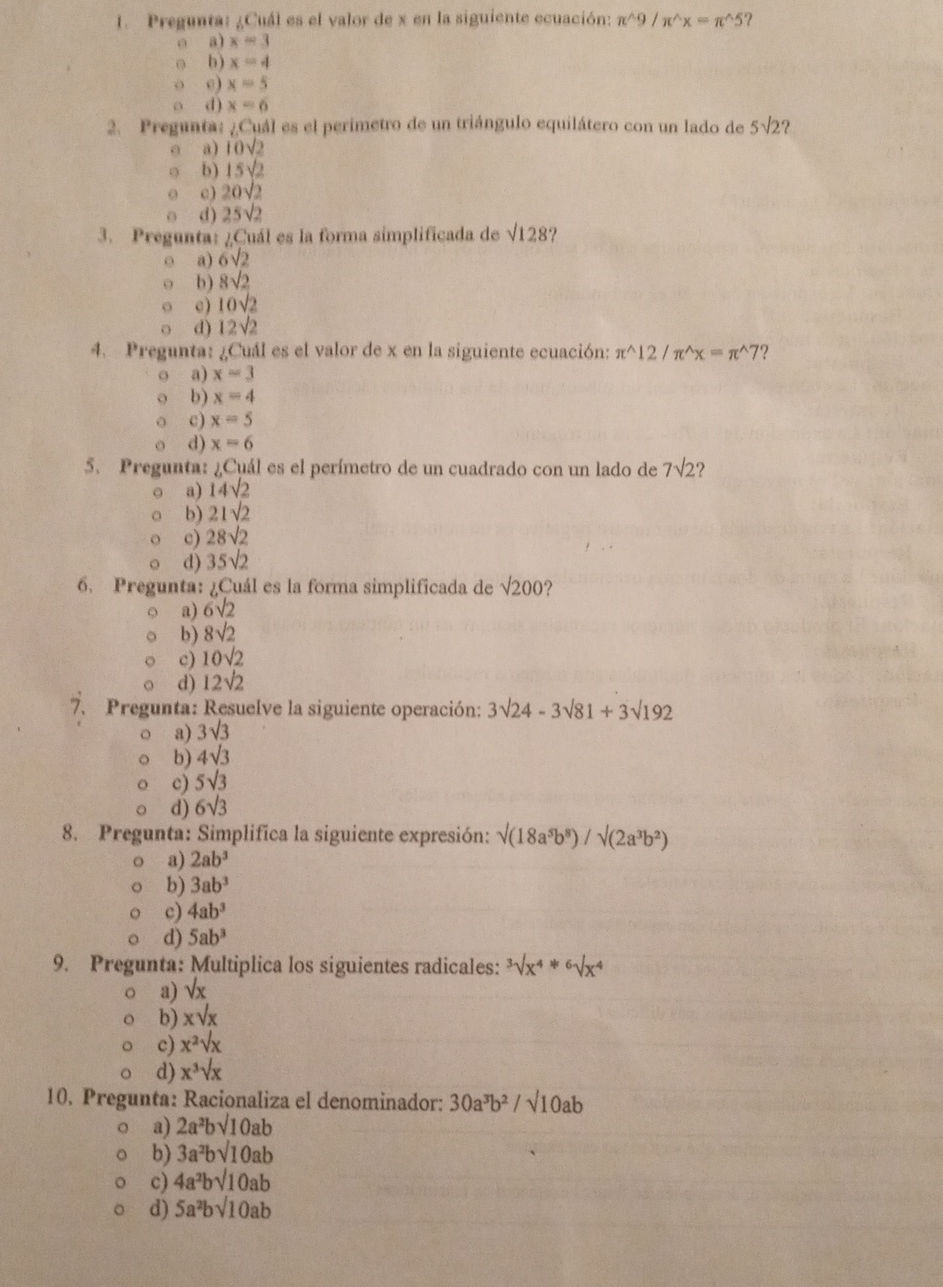 1. Pregunta: ¿Cuál es el valor de x en la | StudyX