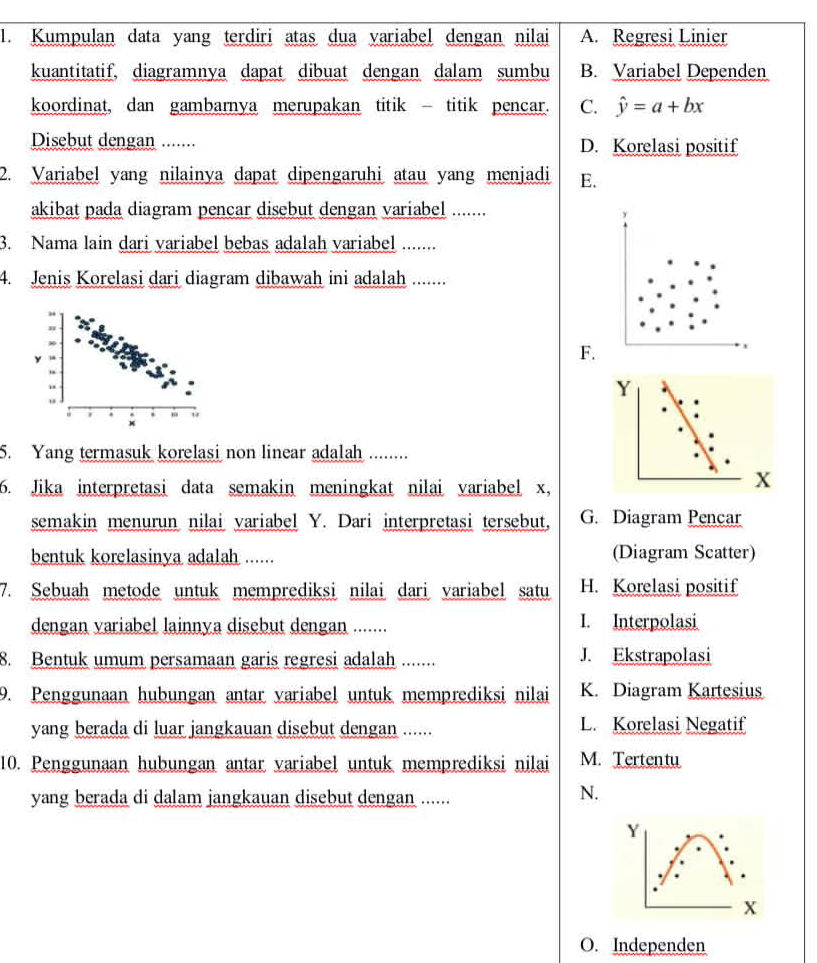 1. Kumpulan data yang terdiri atas dua | StudyX