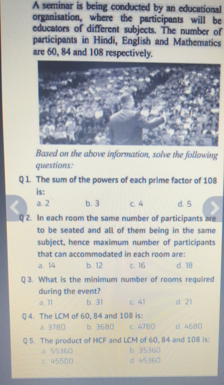 Q1. The sum of the powers of each prime | StudyX