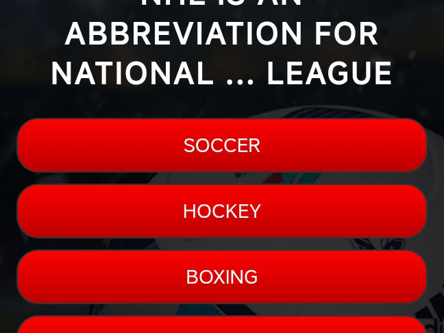 NHL IS AN ABBREVIATION FOR NATIONAL ... | StudyX