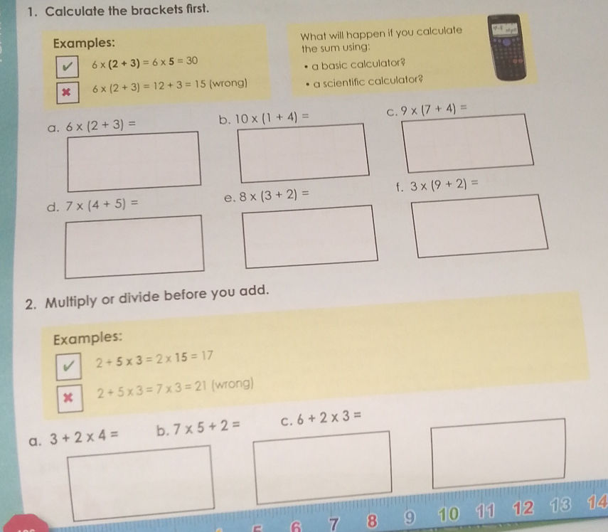 1. Calculate the brackets first. Examples: | StudyX