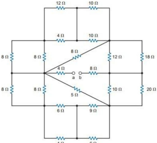 The image shows a complex electrical circuit | StudyX