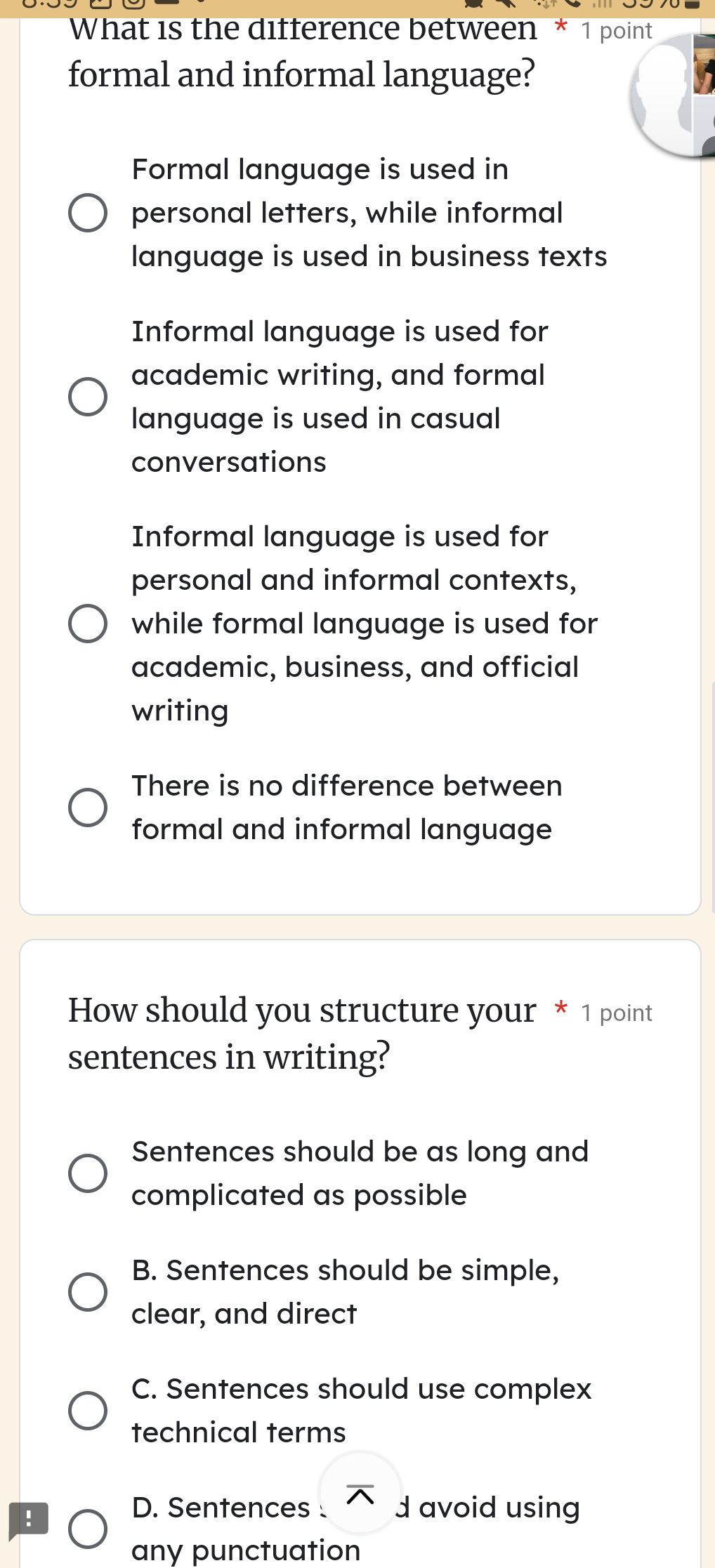 What is the difference between formal and | StudyX