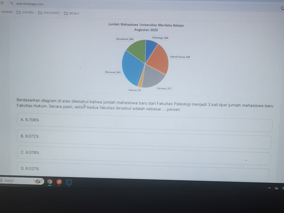 Berdasarkan diagram di atas diketahui bahwa | StudyX