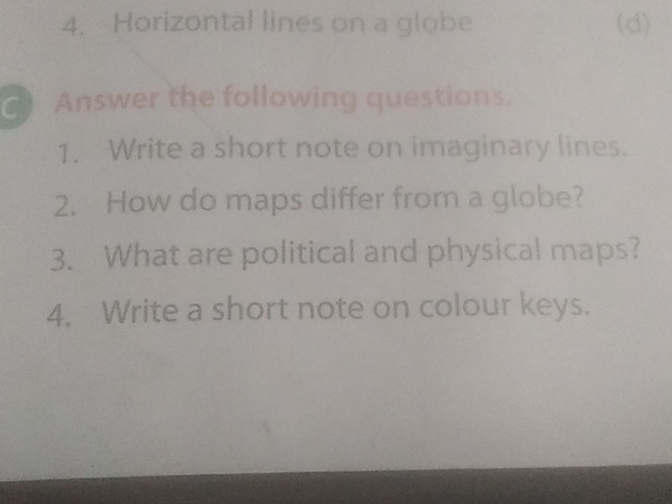 1. Write a short note on imaginary lines. | StudyX
