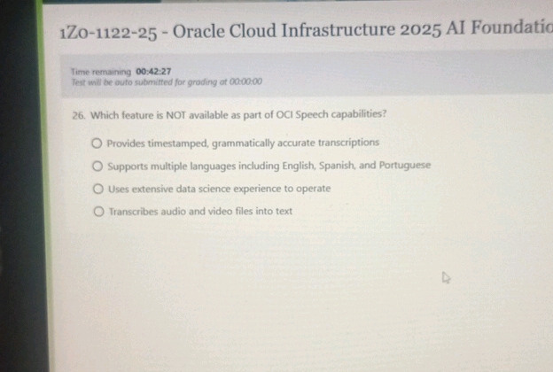 Which feature is NOT available as part of