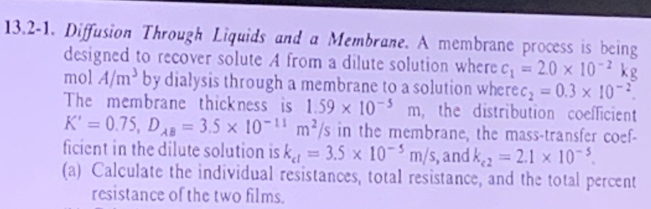 13.2-1. Diffusion Through Liquids and a | StudyX