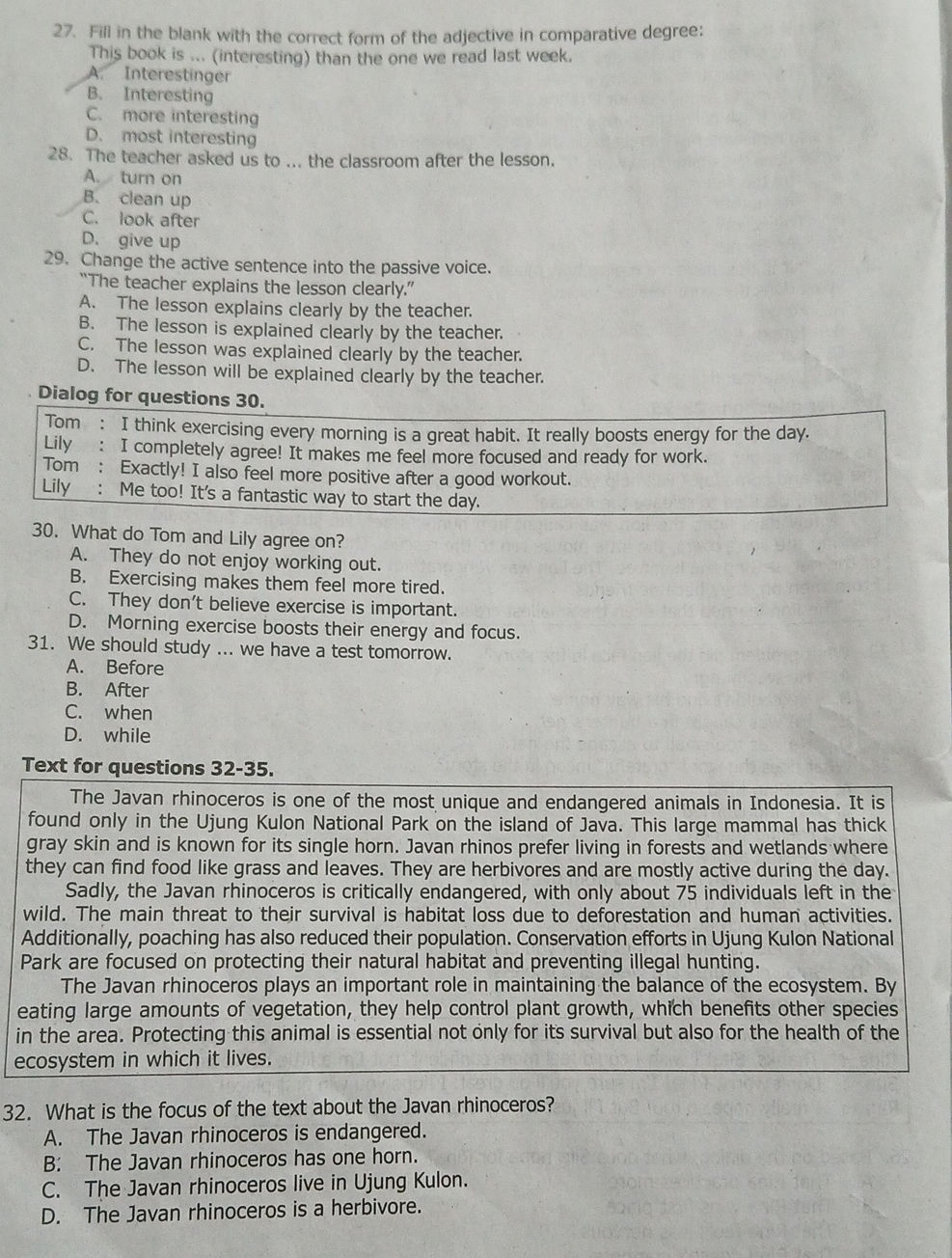 27. Fill in the blank with the correct form | StudyX