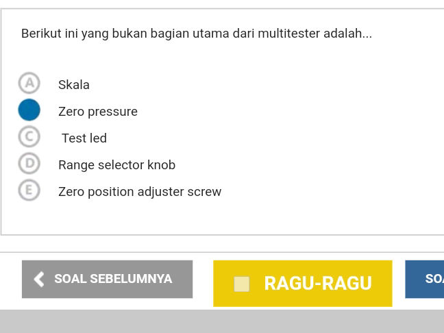 Berikut ini yang bukan bagian utama dari | StudyX