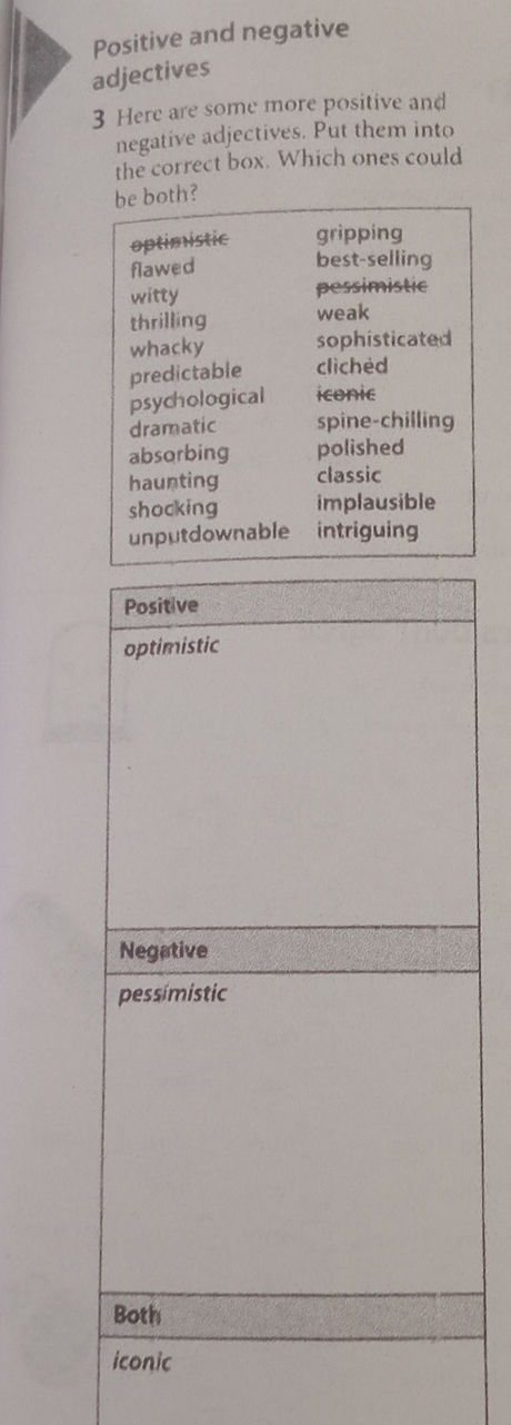 Here are some more positive and negative | StudyX