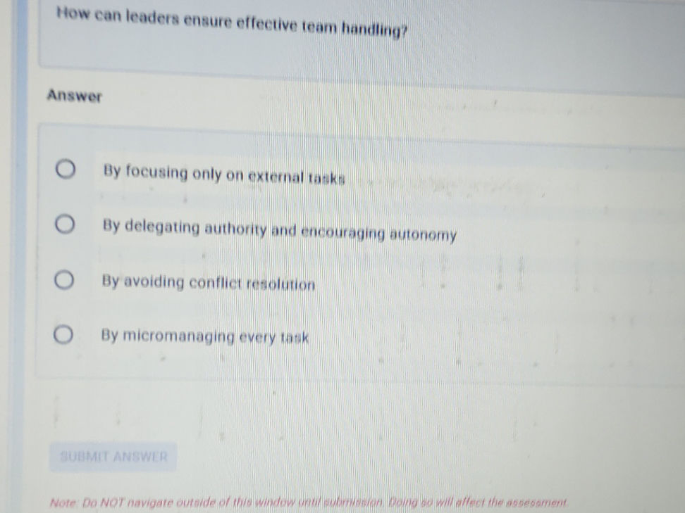 How can leaders ensure effective team | StudyX