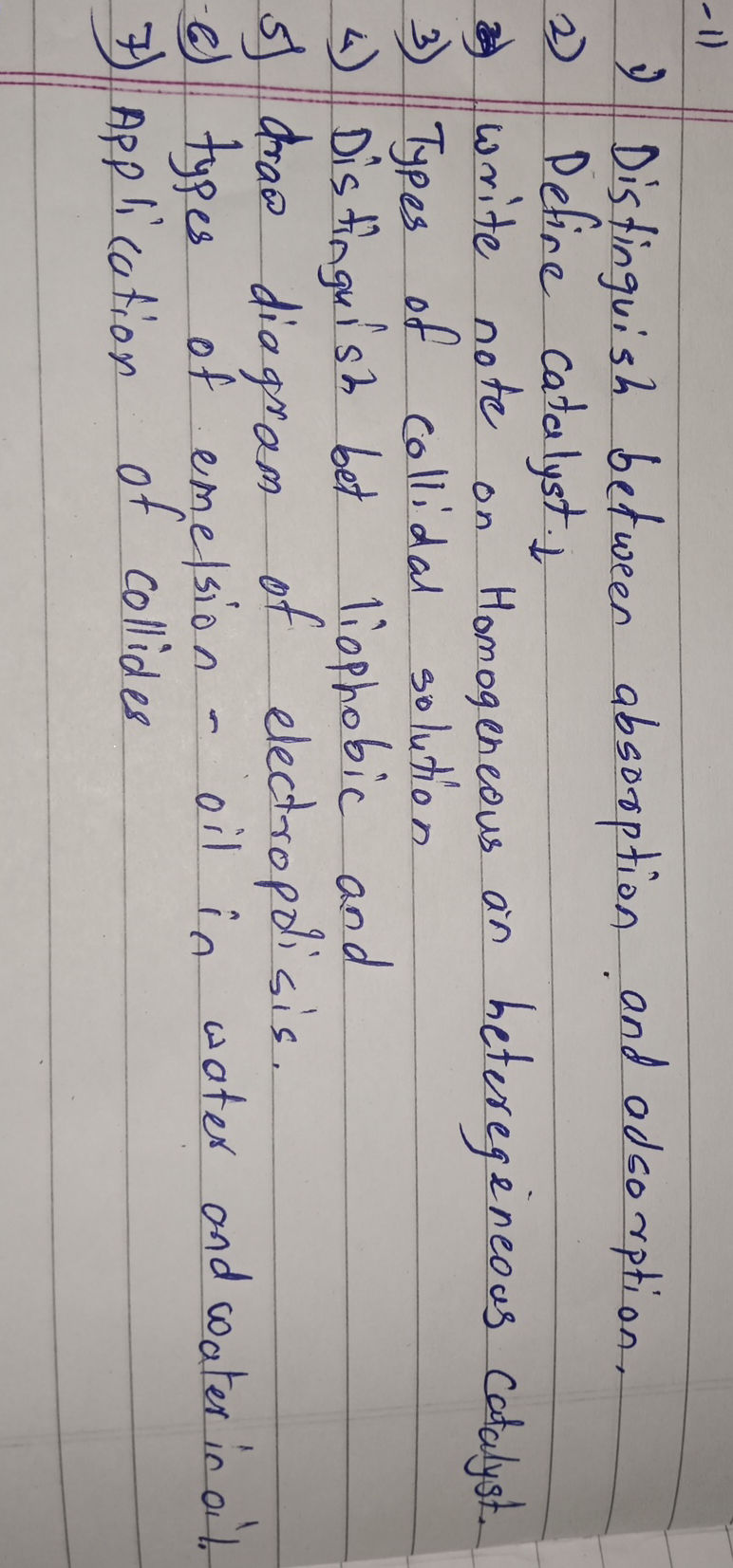 -1) Distinguish between absorption and | StudyX