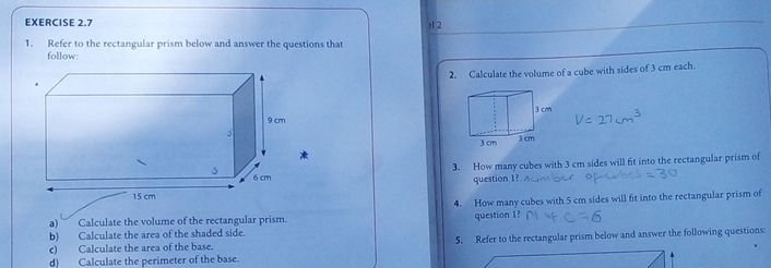 EXERCISE 2.7 1. Refer to the rectangular | StudyX