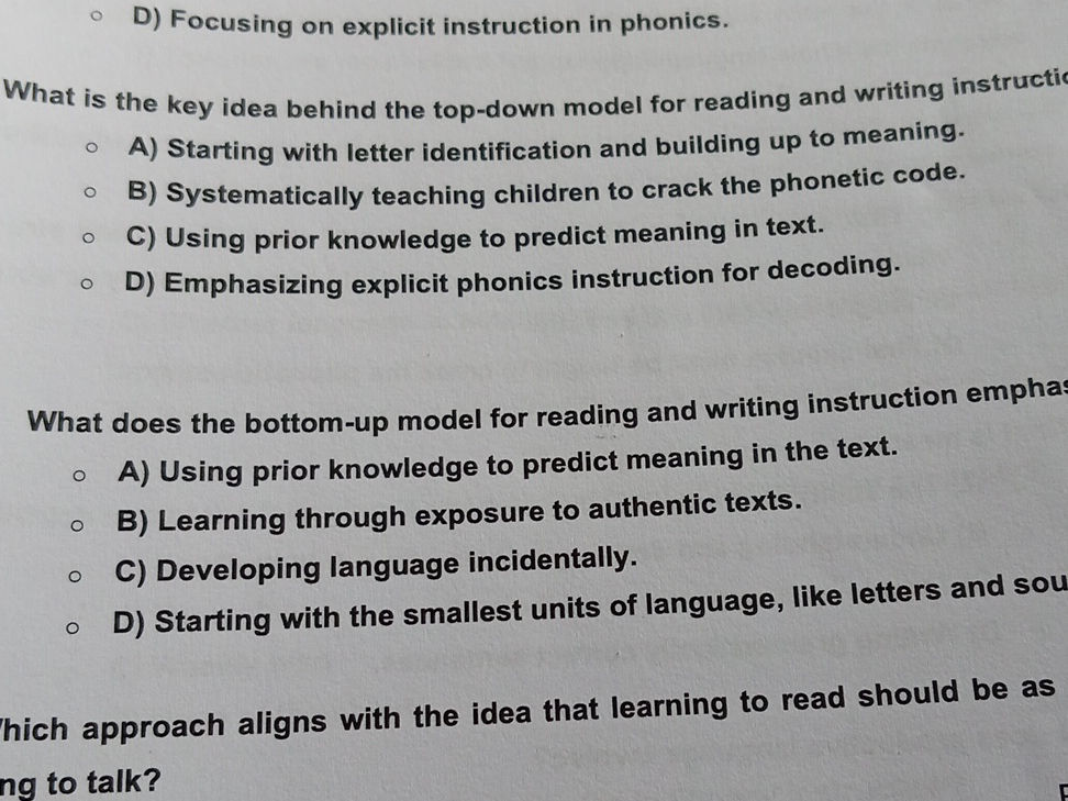 What is the key idea behind the top-down | StudyX