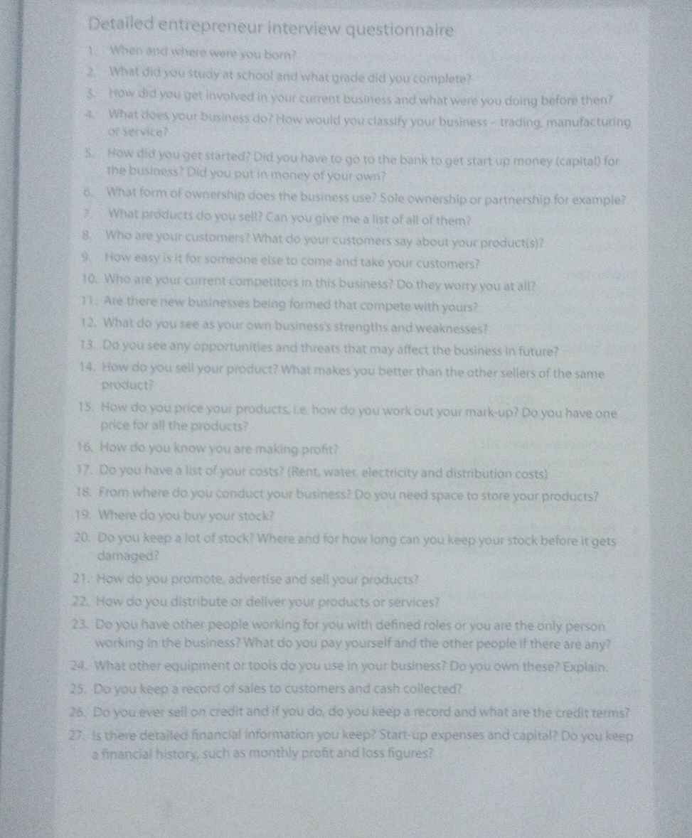 Detailed entrepreneur interview | StudyX