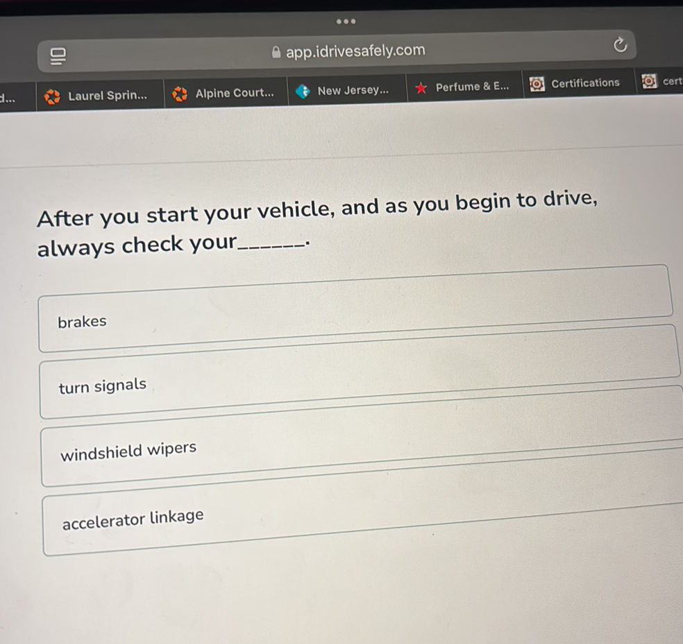 After you start your vehicle, and as you | StudyX