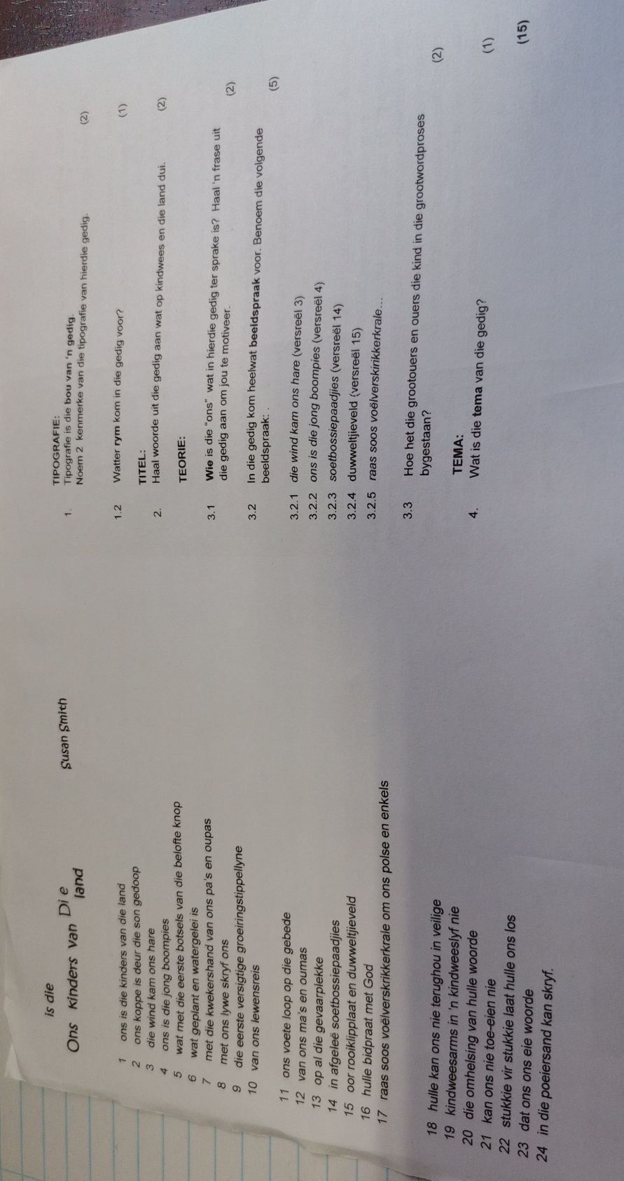 TIPOGRAFIE: 1. Tipografie is die bou van 'n | StudyX