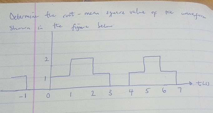 Determine the root - mean square value of | StudyX