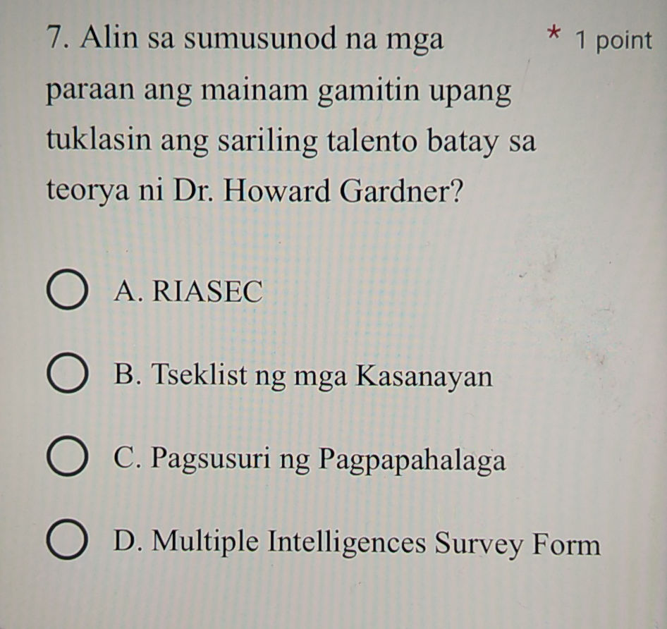 7. Alin sa sumusunod na mga paraan ang | StudyX
