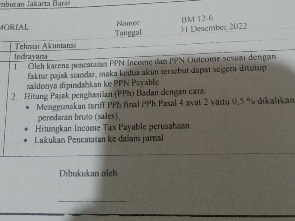2. Hitung Pajak penghasilan (PPh) Badan | StudyX
