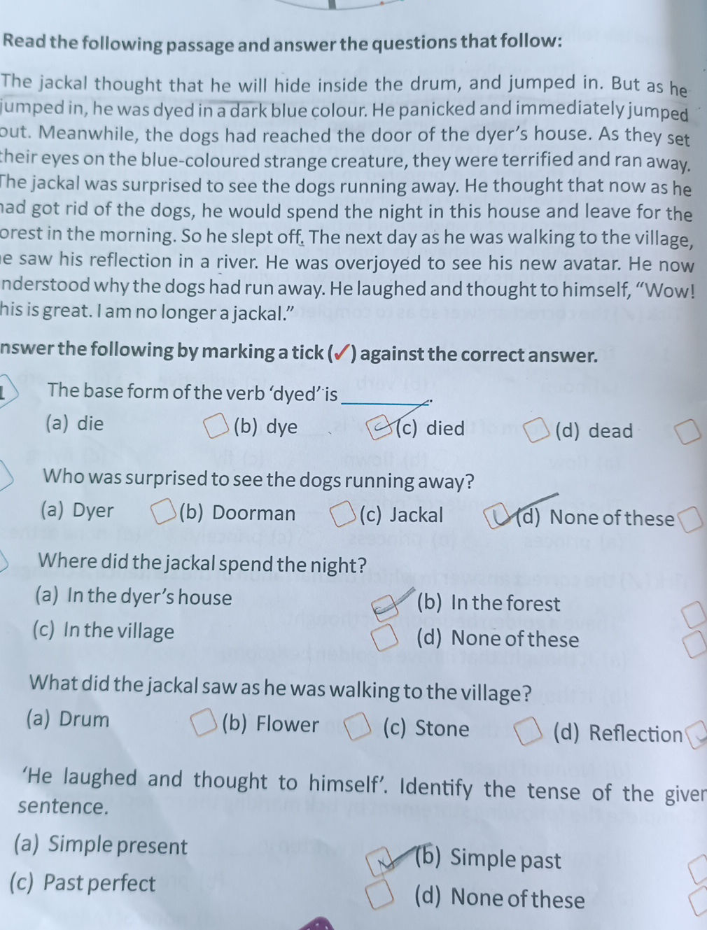 Read the following passage and answer the | StudyX