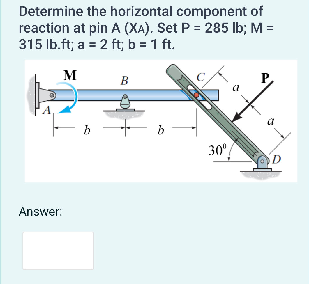Determine the horizontal component of | StudyX