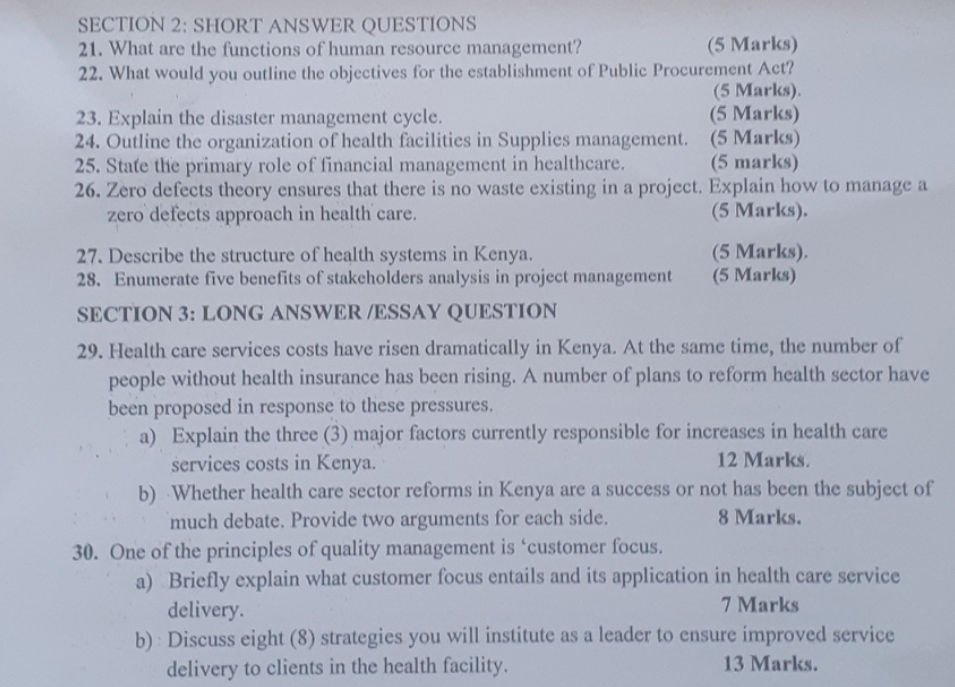 SECTION 2: SHORT ANSWER QUESTIONS 21. What | StudyX