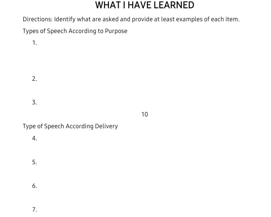 Directions: Identify what are asked and | StudyX