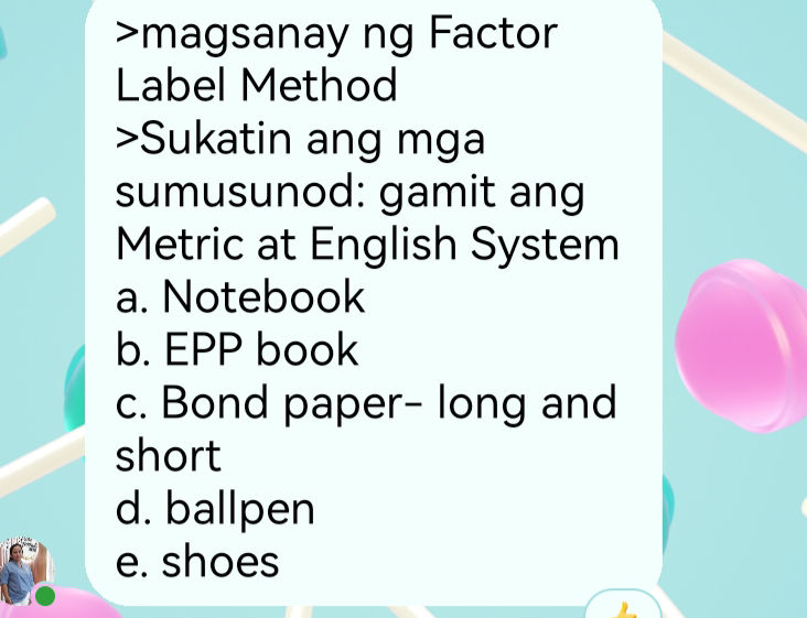 >magsanay ng Factor Label Method >Sukatin | StudyX