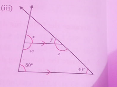 The image shows a triangle with angles | StudyX