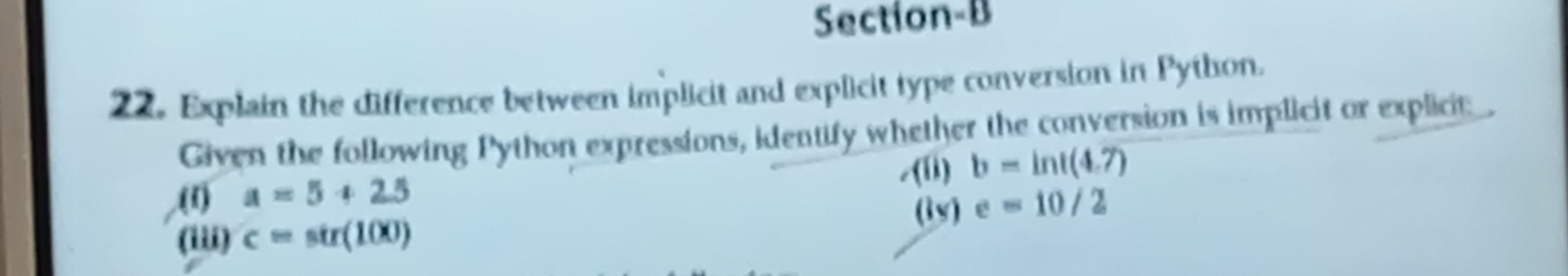 22. Explain the difference between implicit | StudyX