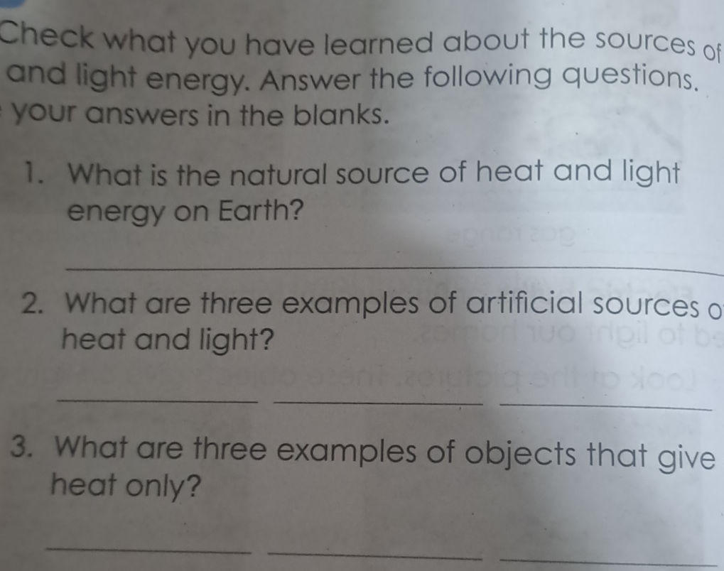 Check what you have learned about the | StudyX