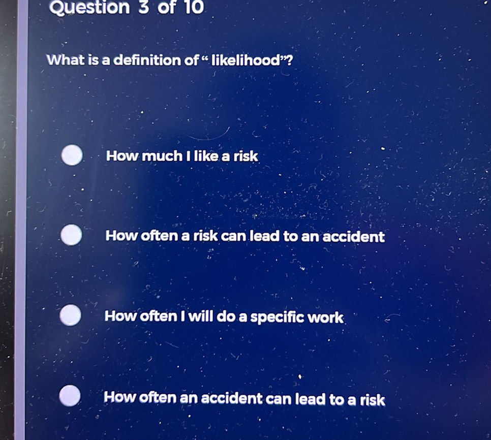 What is a definition of "likelihood"? How | StudyX