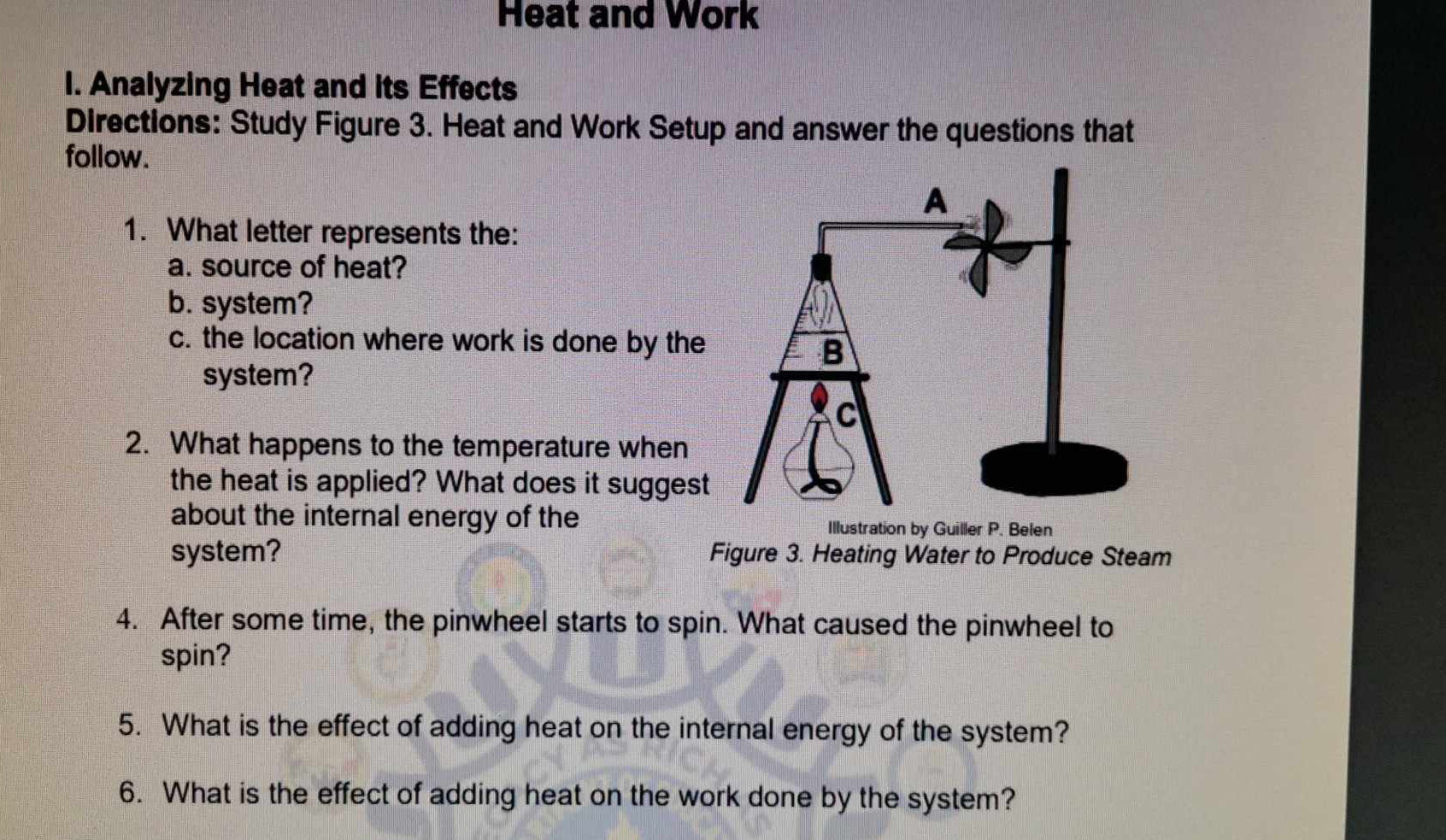 I. Analyzing Heat and its Effects | StudyX