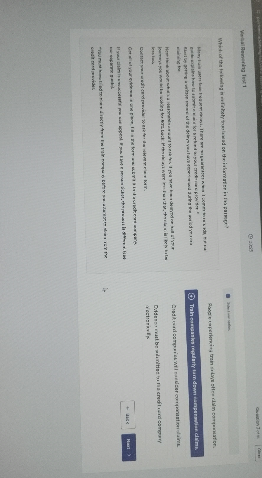 Which of the following is definitely true | StudyX