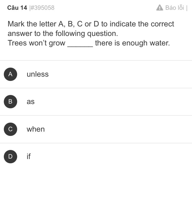 Mark the letter A, B, C or D to indicate the | StudyX