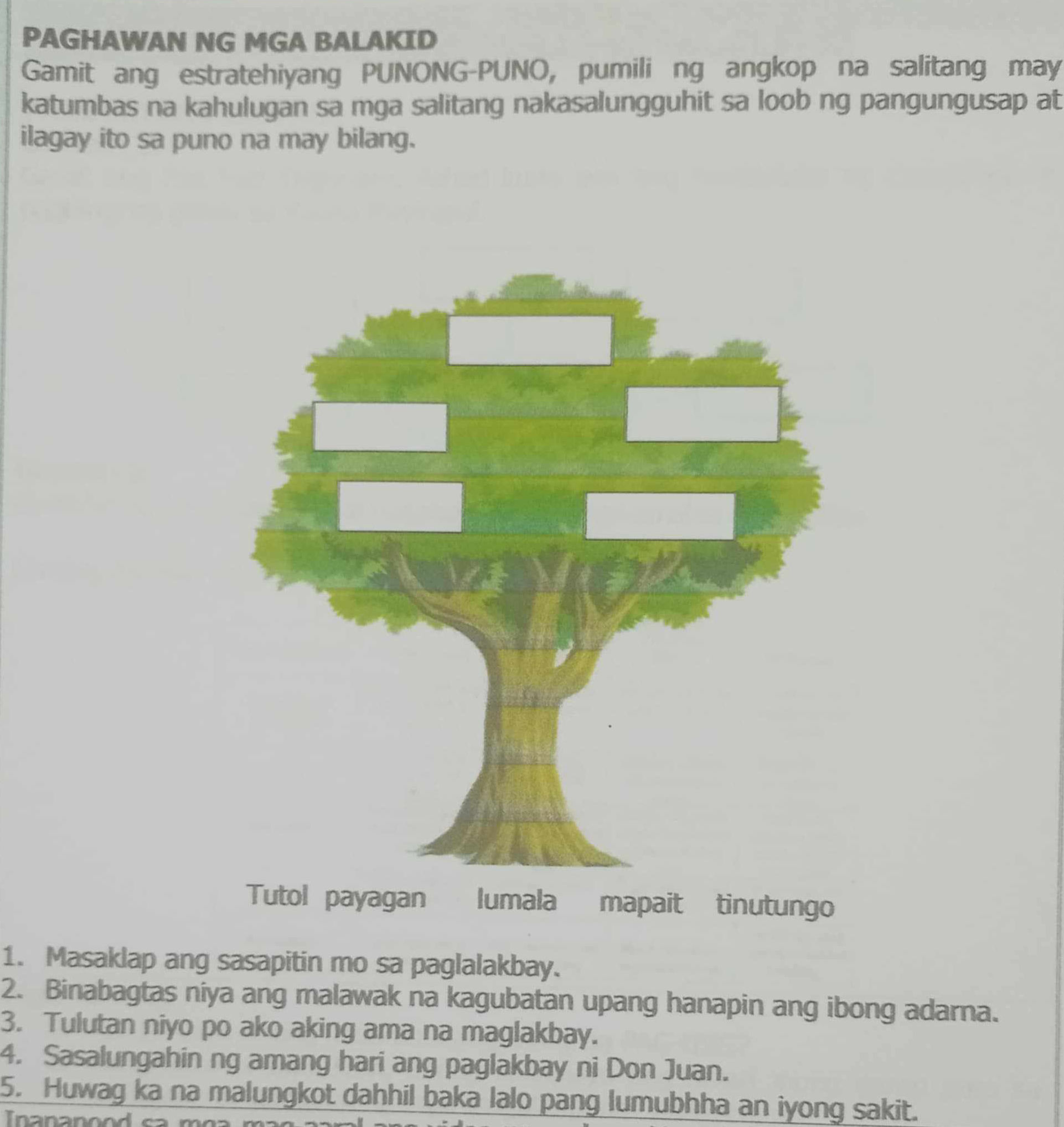 PAGHAWAN NG MGA BALAKID Gamit ang | StudyX