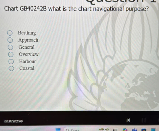 Chart GB40242B what is the chart | StudyX