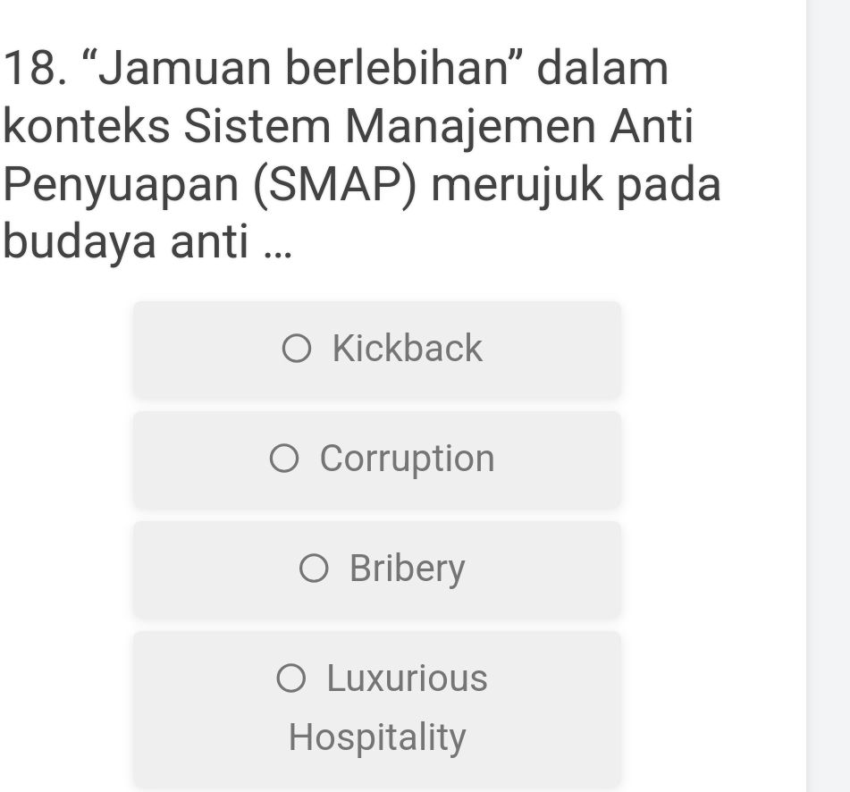 18. "Jamuan berlebihan" dalam konteks Sistem | StudyX