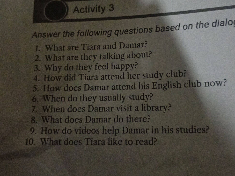 Answer the following questions based on the | StudyX