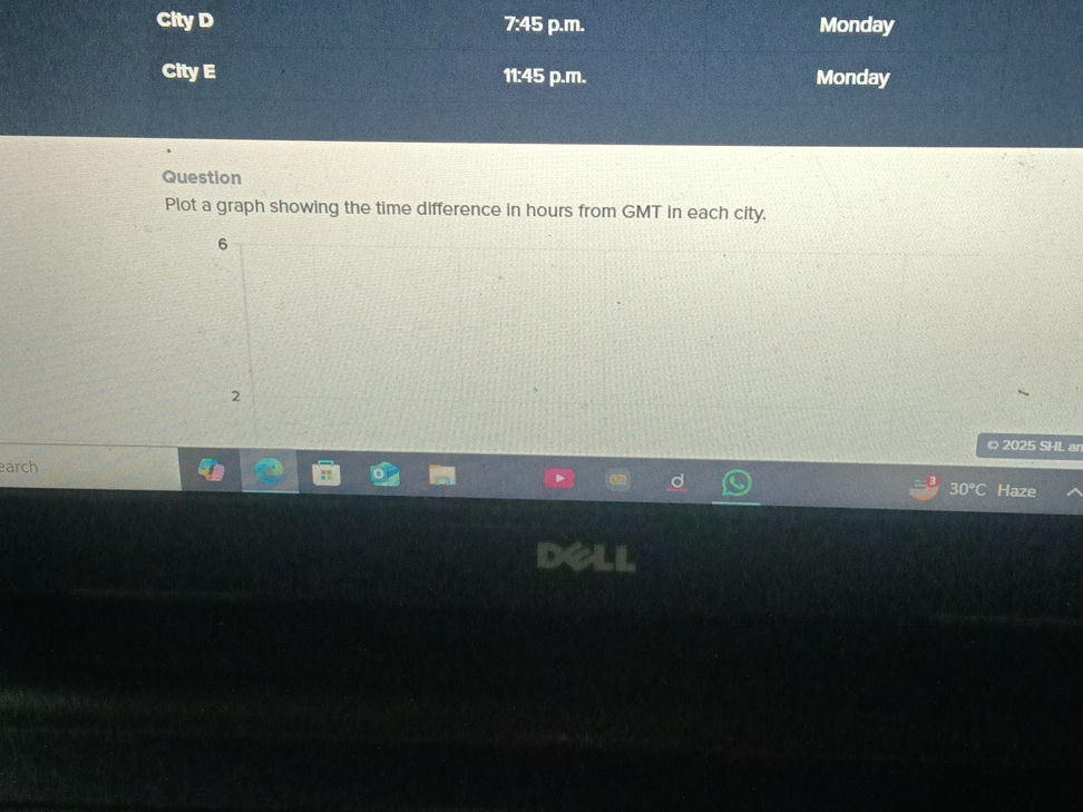 Question Plot a graph showing the time | StudyX