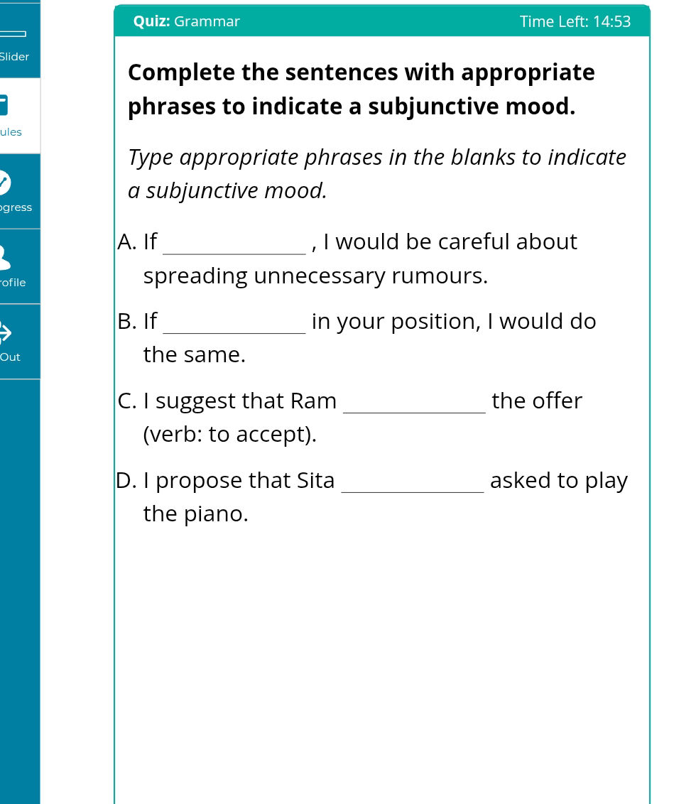Complete the sentences with appropriate | StudyX