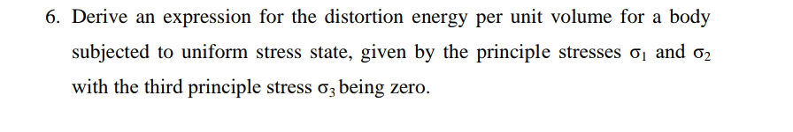 6. Derive an expression for the distortion | StudyX