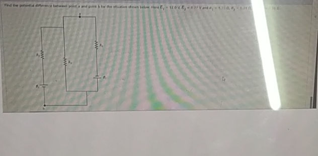 Find the potential difference between point | StudyX