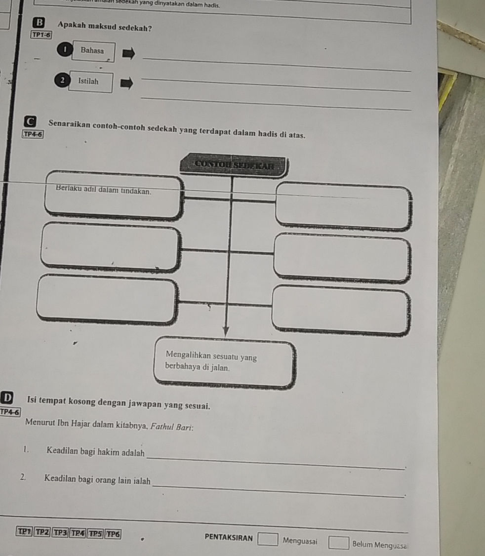 B Apakah maksud sedekah? 1 Bahasa 2 Istilah | StudyX