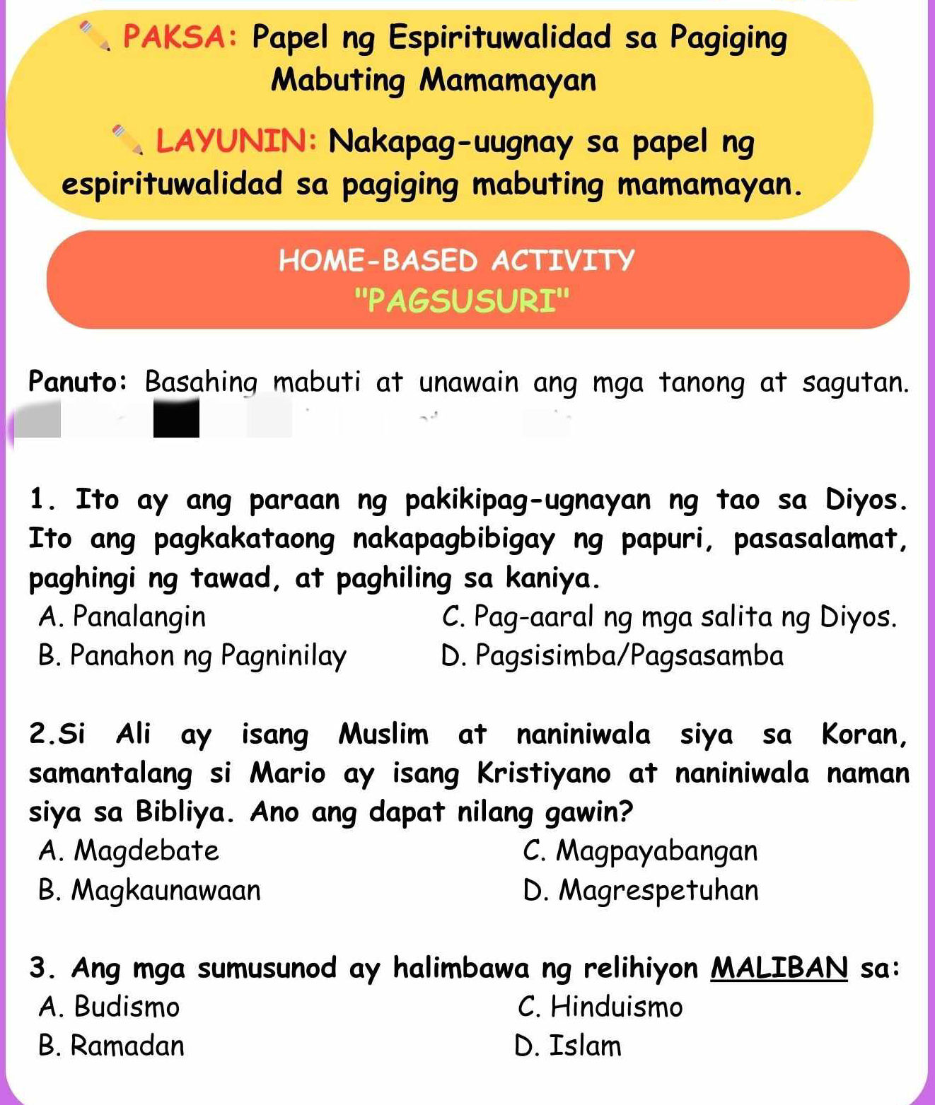 1. Ito ay ang paraan ng pakikipag-ugnayan ng | StudyX