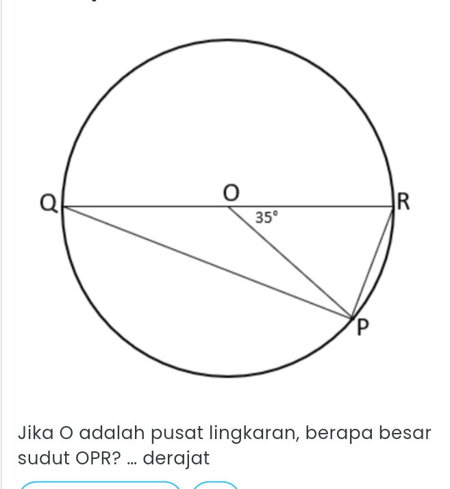 Jika O adalah pusat lingkaran, berapa besar | StudyX