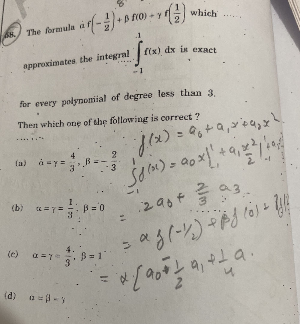 The formula $ f(- {1}{2}) + f(0) + f( | StudyX
